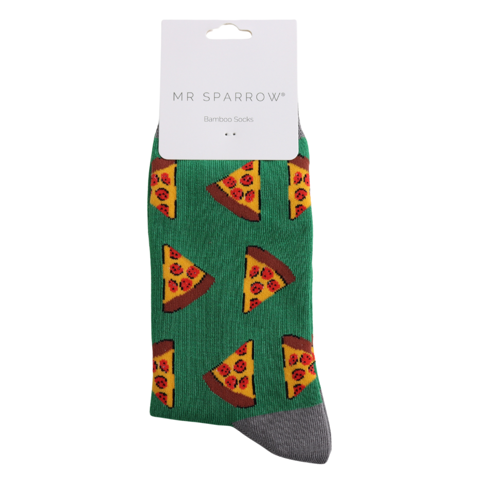 Mr Sparrow Pizza Slices Green - Miss Sparrow